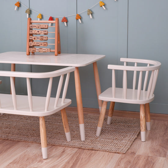 Wooden Kids Table, Kids Windsor Chair, and Kids Wi | KidsWoodStore ...